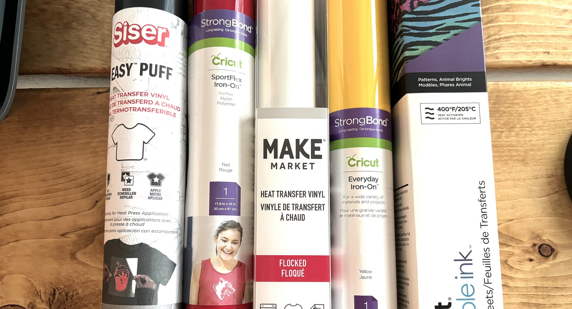 9 Types of HTV for T-shirt Printing under 3 Minutes! | Orange and Lemons